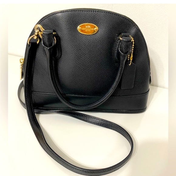 Coach | Bags | Coach Cora Domed Satchel Signature Euc | Poshmark